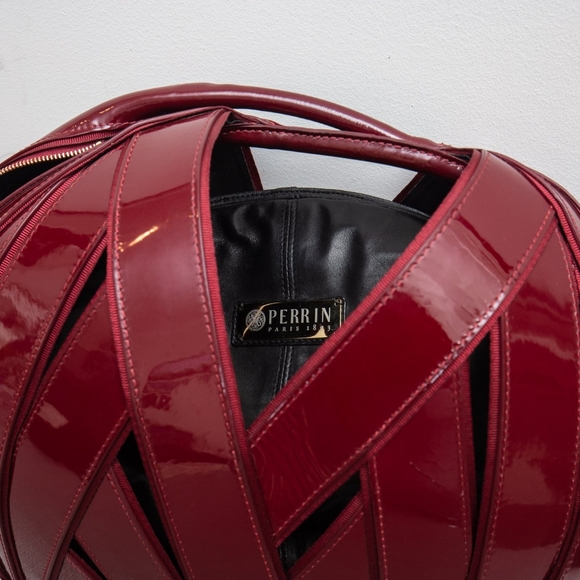 Perrin | Bags | Vintage Perrin Paris 985 Patent Leather Ball Bag | Poshmark